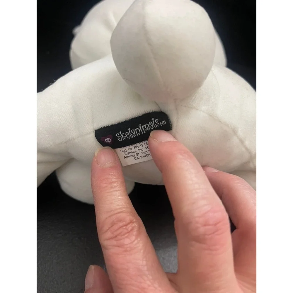 Skelanimals | Toys | Skelanimals Dax The Dog Plush White Grey Skeleton ...